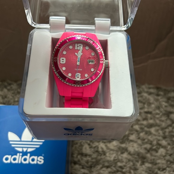 adidas | Accessories | Adidas Hot Pink Watch | Poshmark